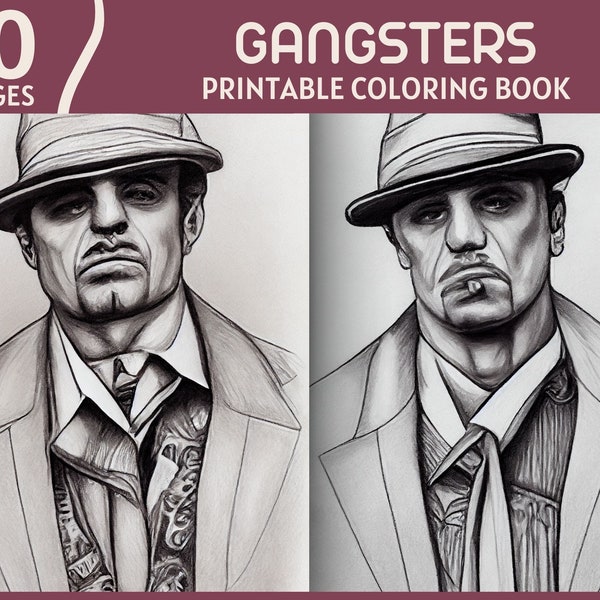 Adult Coloring Pages for Men - Etsy