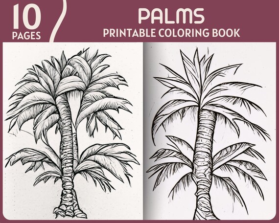 Coloring Pages Tropical Trees