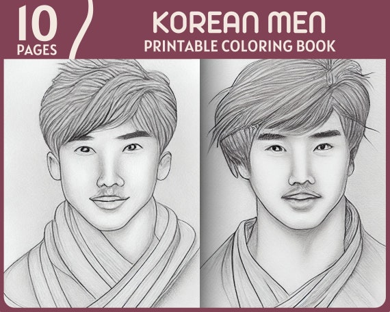 Man Face Coloring Pages