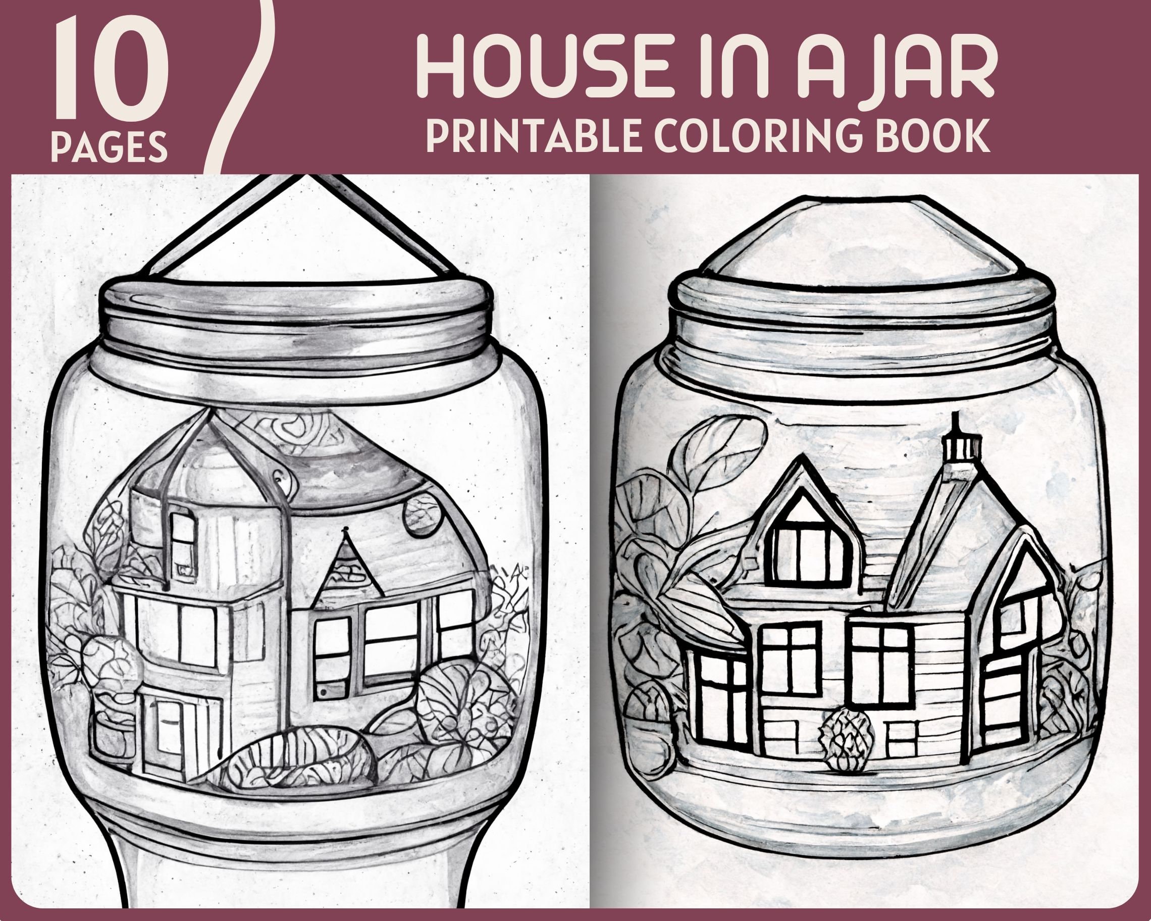 Jar Coloring Pages