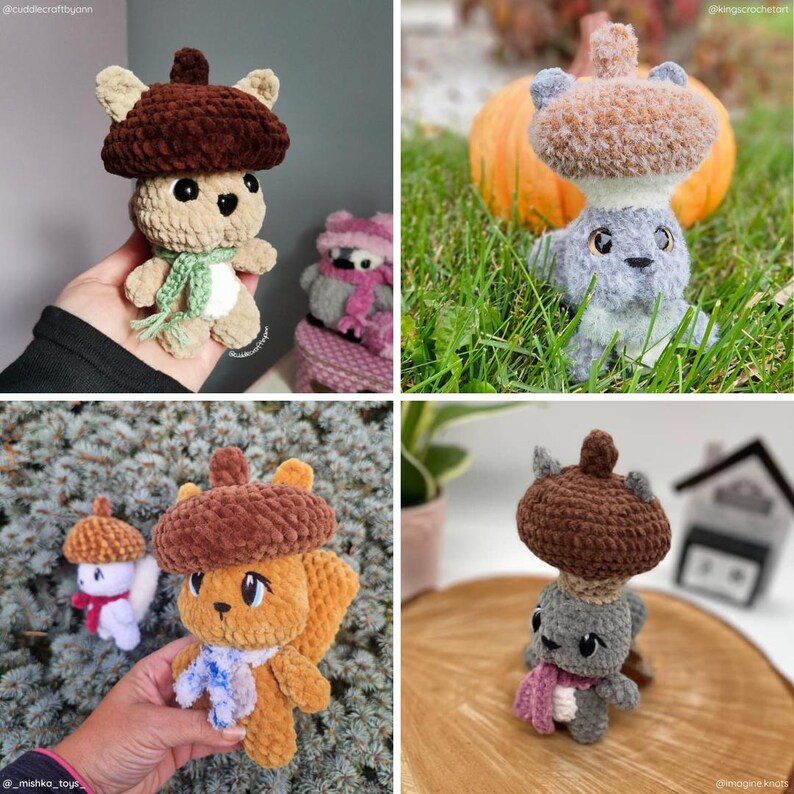 Crochet Popping Doll Pattern: Simon Squirrel (digital Download) - Etsy