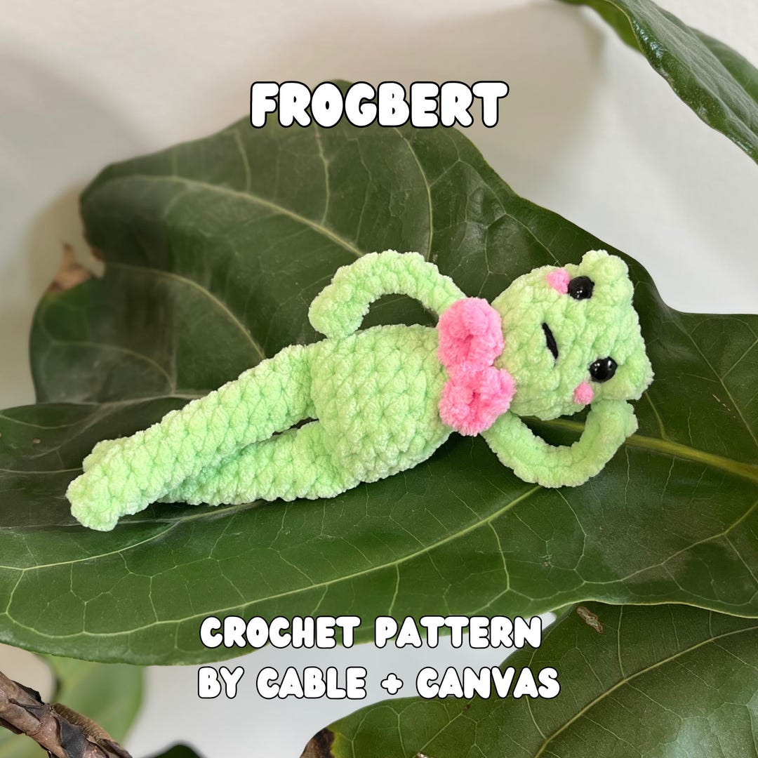 Low Sew Frog Crochet Pattern: Frogbert Rag Doll (PDF Pattern) - Etsy