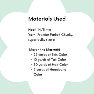 Maren the Mermaid Crochet Pattern: Amigurumi Pocket Mermaid (PDF ...