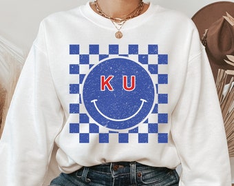 Trendy KU Sweatshirt, Jayhawks Game Day, Trendy Jayhawk Fan, Kansas Fan ...