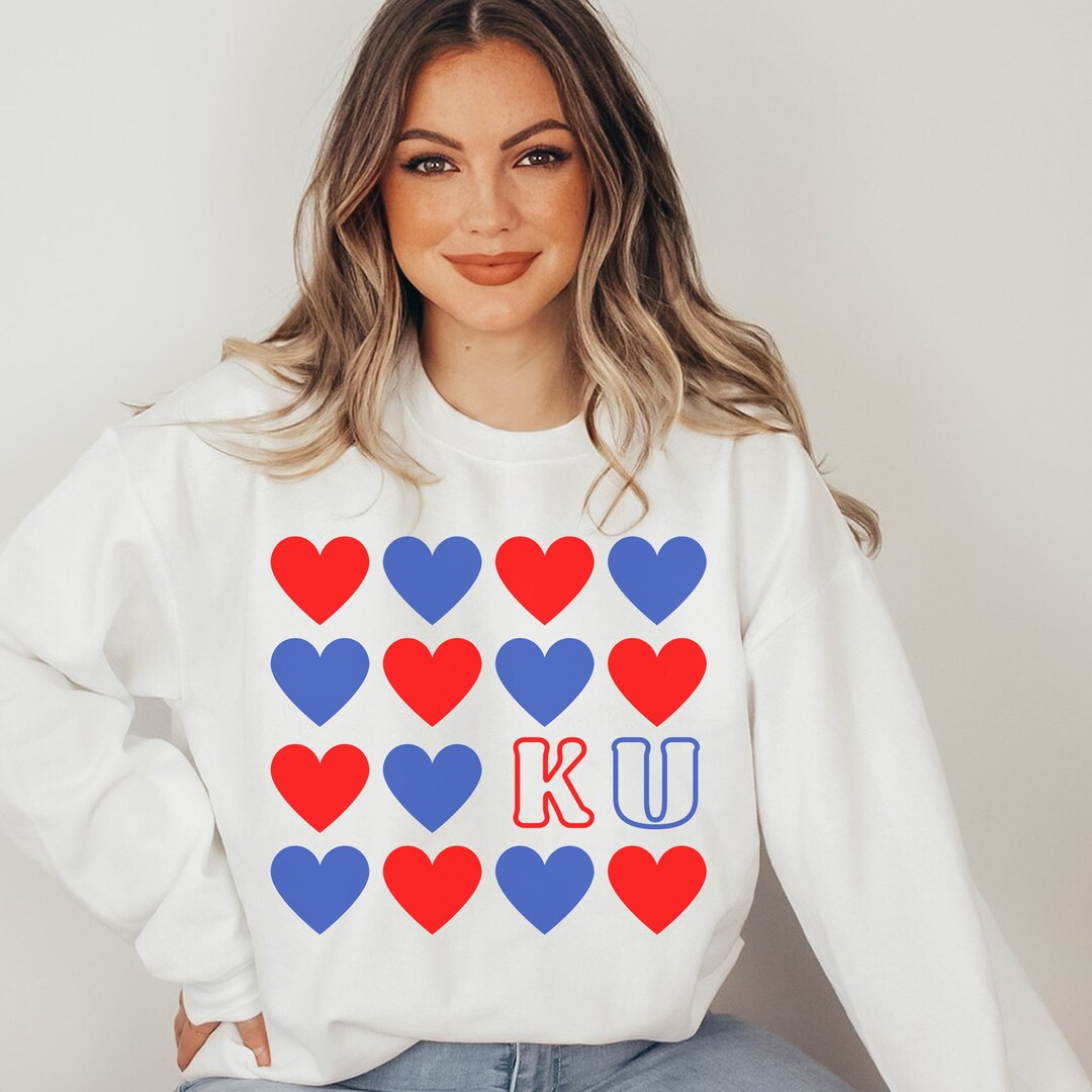 Trendy KU Sweatshirt, Jayhawks Game Day, Trendy Jayhawk Fan, Kansas Fan ...