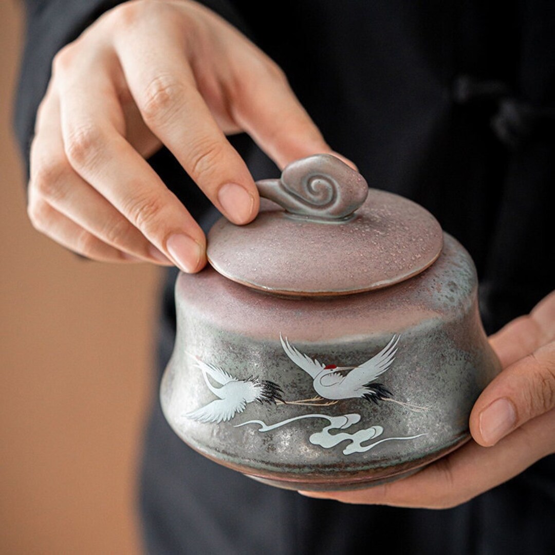 Ceramic Tea Canisters for Storage Food and Tea - Etsy