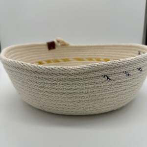 Extra Large Cotton Rope Coil Basket - Etsy