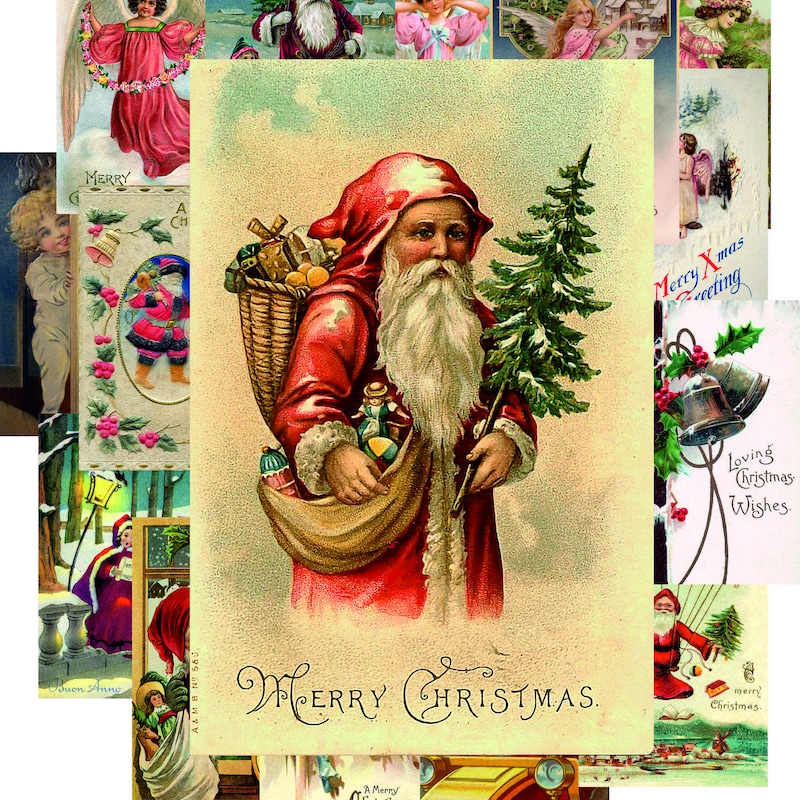 Christmas Postcard - Etsy