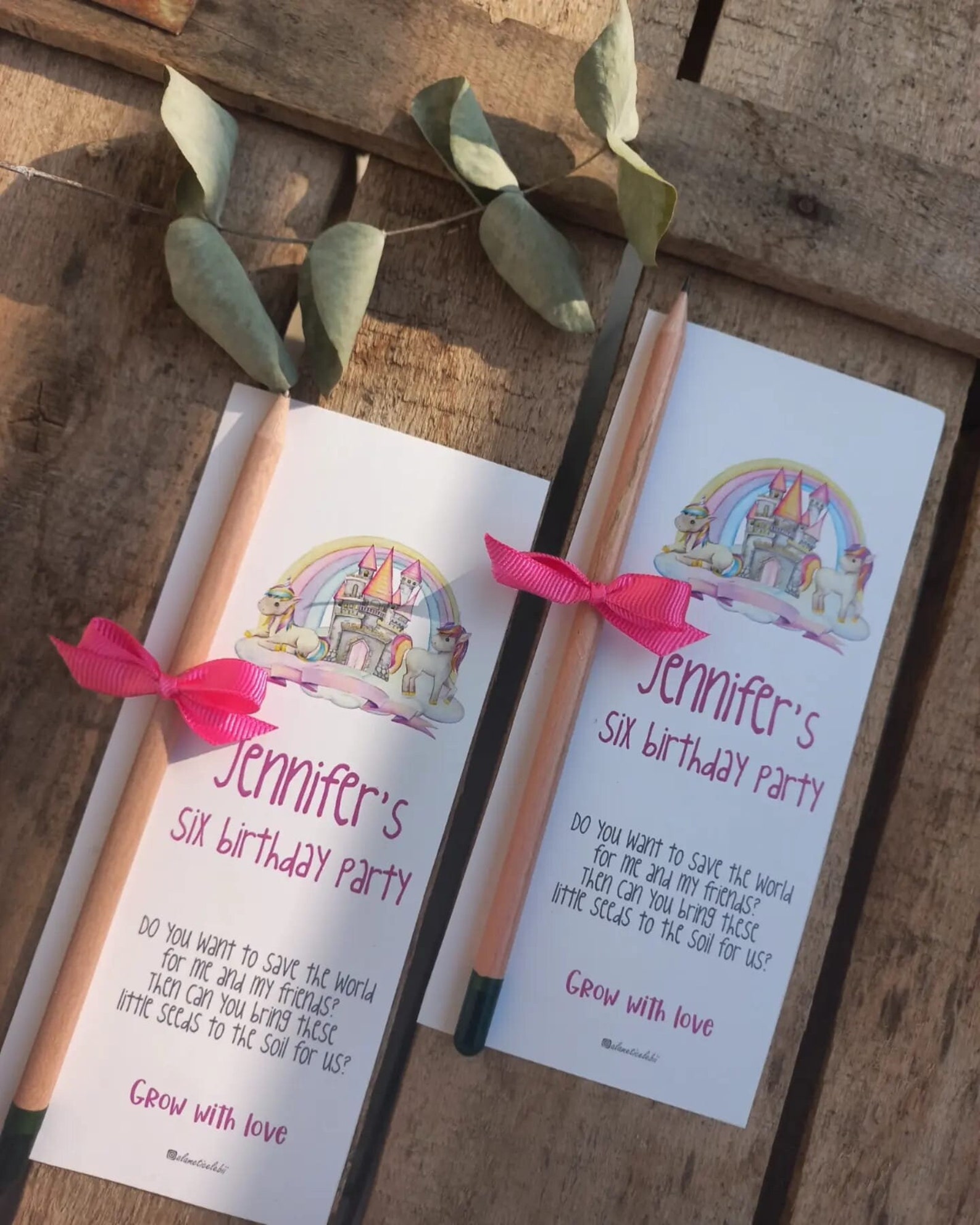 Seed Pen, New Born Baby Favors, Baby Shower Gift, Wedding Gift, Flower ...