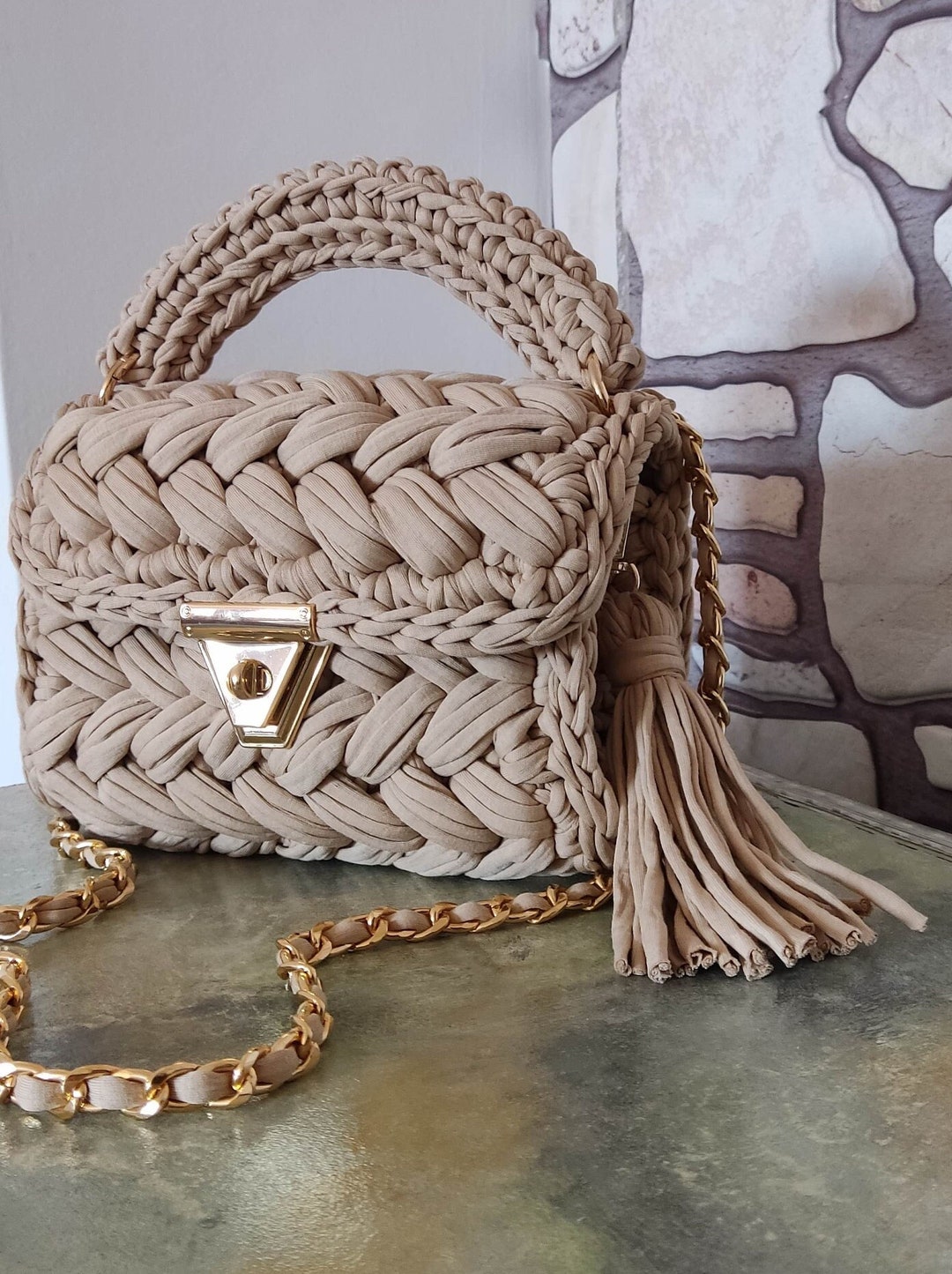 Capri Luxury Bag,premium Bag,handmade Crochet Knitted Bag Premium ...