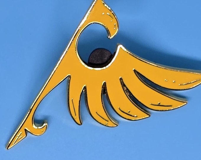 Umineko One Winged Eagle Gold Enamel Pin - Etsy