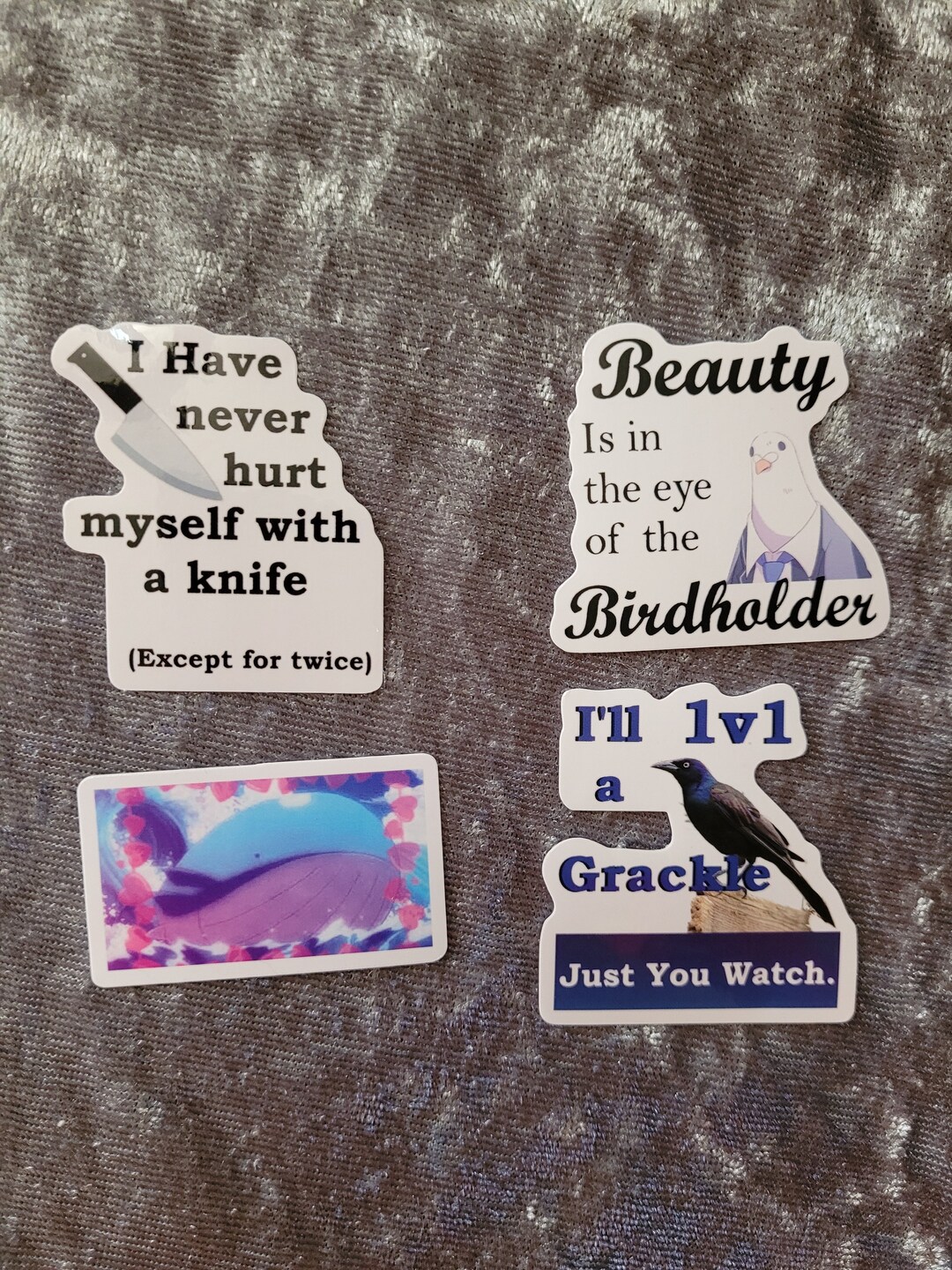 Assorted Meme Slogan Stickers- Hatoful Boyfriend, Pokemon, Other - Etsy
