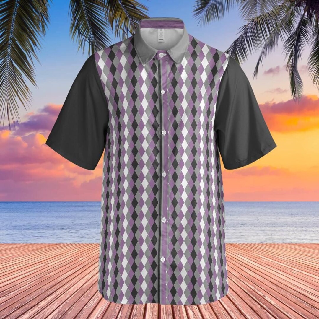 Asexual Pride Button-up Shirt - Etsy