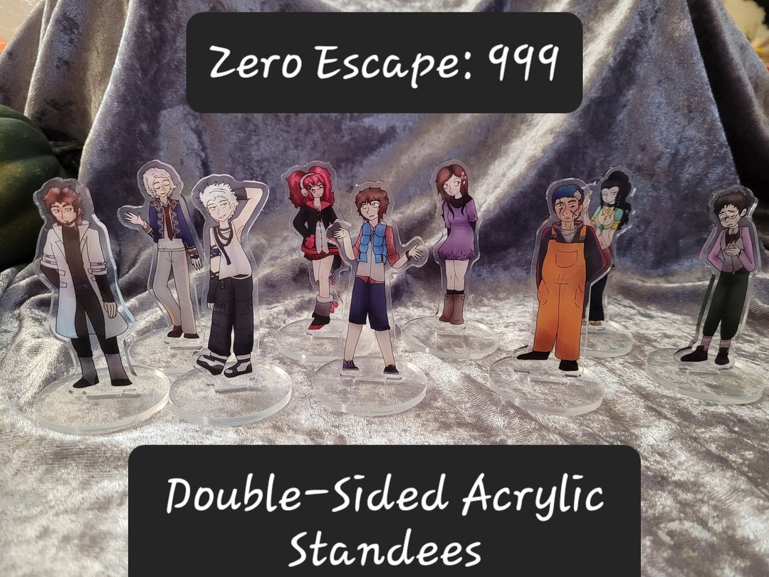 Zero Escape 999 Full Cast Double-sided Acrylic Standee Figures - Etsy