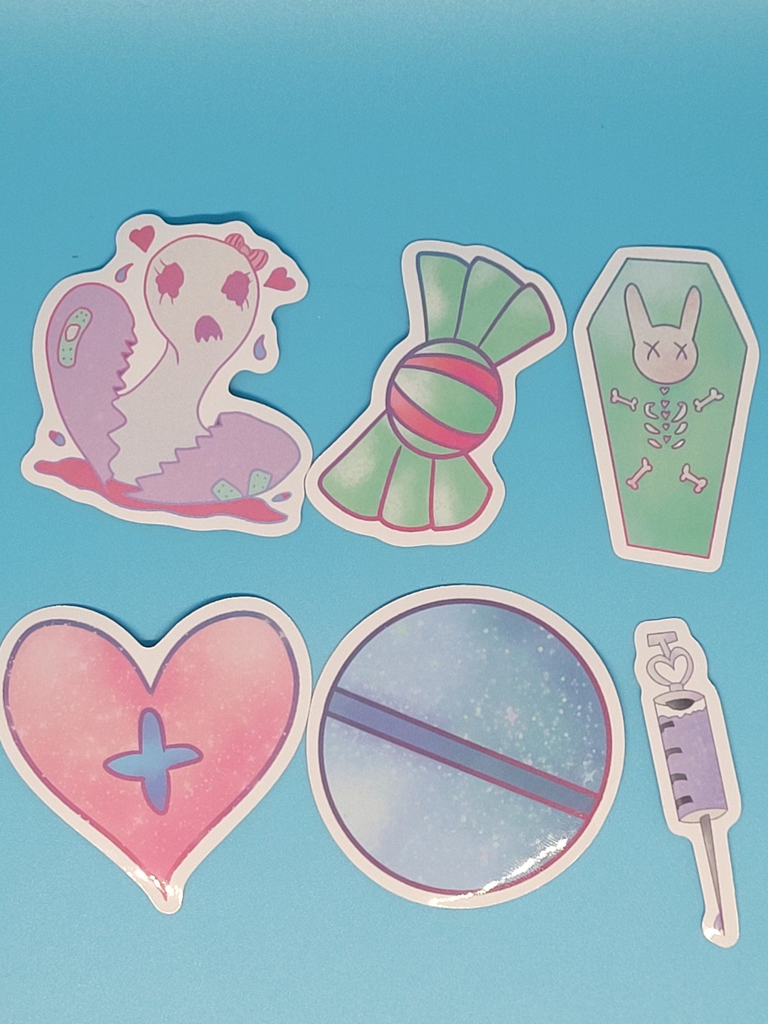 Yamikawaii Menhera Sticker Pack: Creepy Cute Vinyl Decals - Etsy