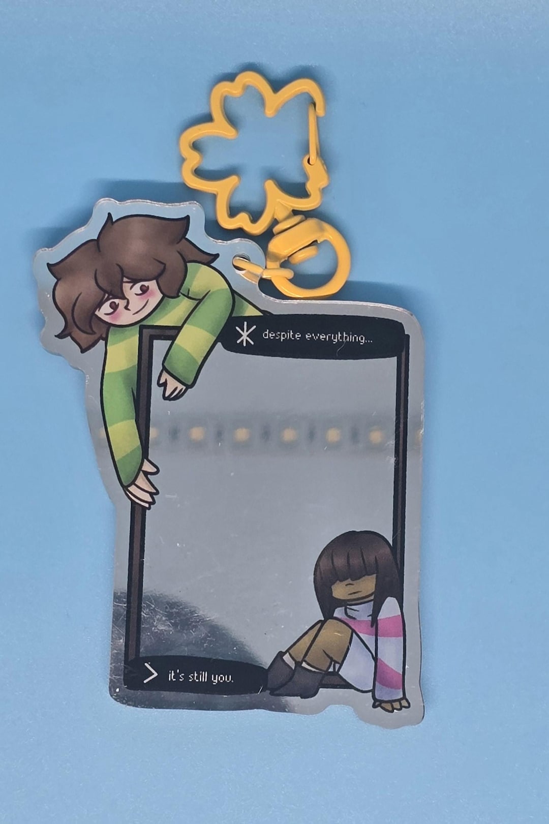 It's Still You Undertale Mirror Keychain - Etsy