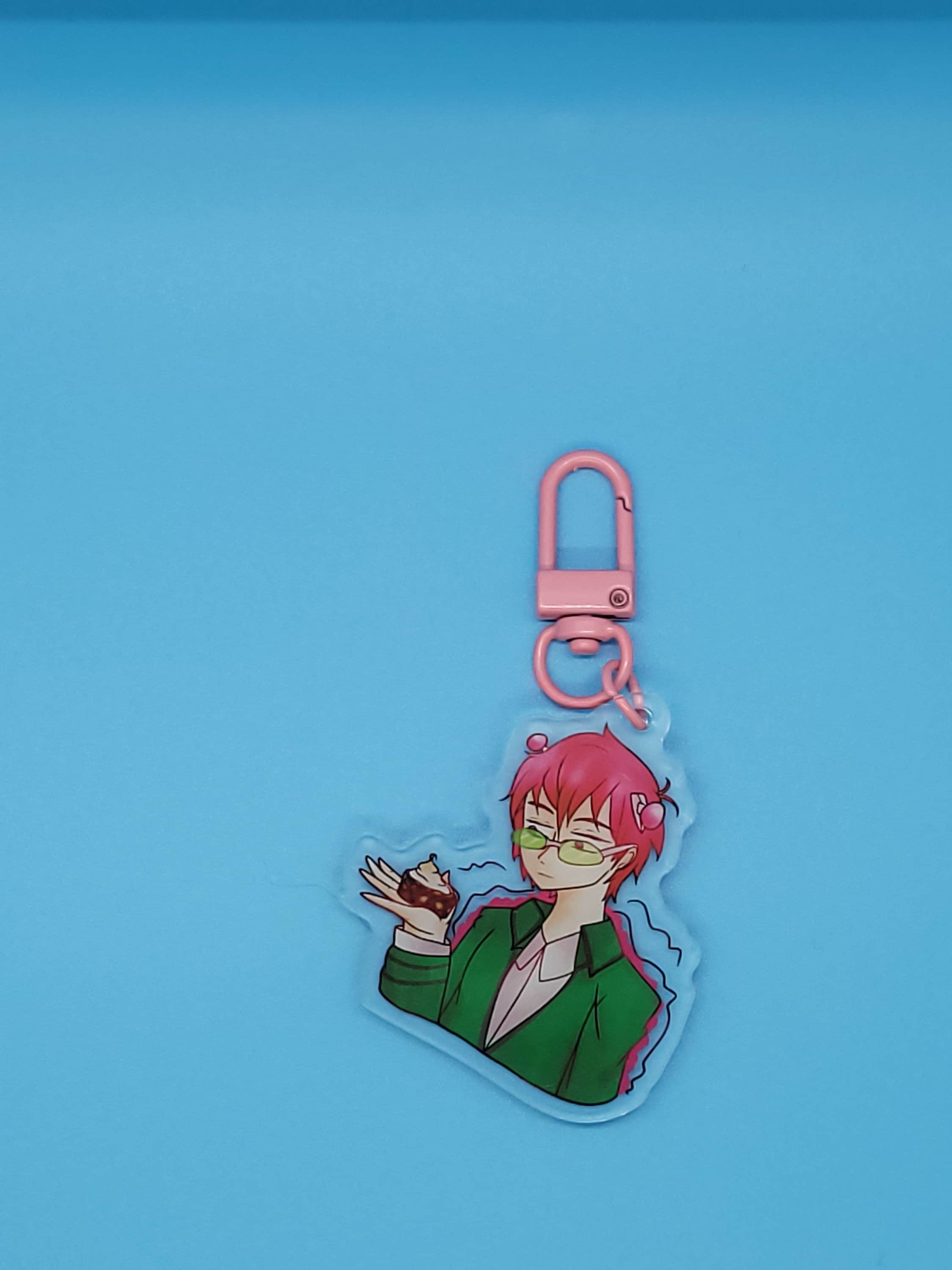 The Disastrous Life of Saiki K - Double Sided Acrylic Keychain, Kusuo ...