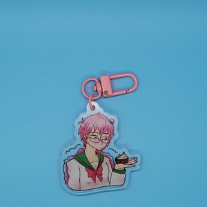 The Disastrous Life of Saiki K - Double Sided Acrylic Keychain, Kusuo ...