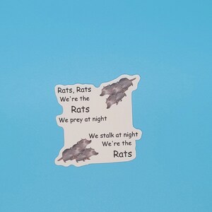 Jerma985 Rat Movie Meme Slogan Stickers- We're the Rats, Giant Rat ...