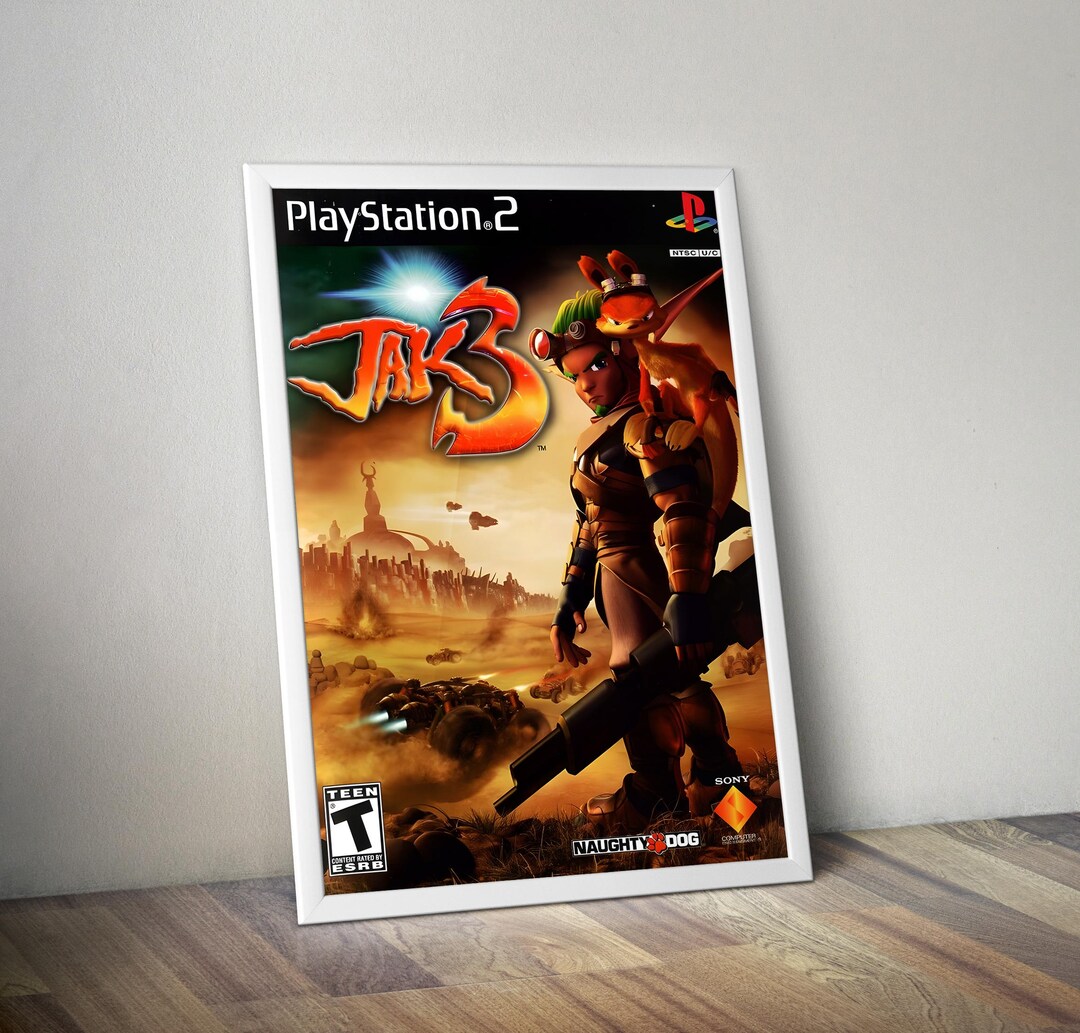 Jak 3 Cover Art | Gaming Poster | Gaming Artwork | Gaming Decor | Video ...