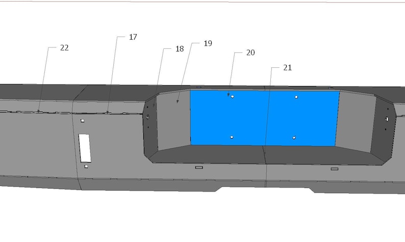 1994-2001 Dodge Ram CNC-DXF Rear Bumper File Kit 1500/2500/3500 - Etsy