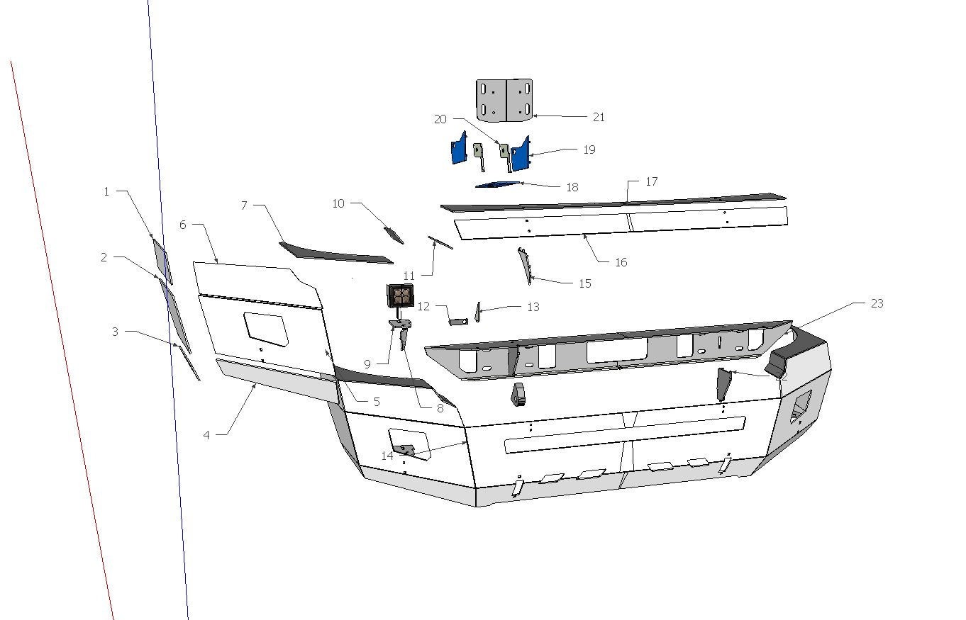 2011-2014 Chevy CNC-DXF Front Bumper File 2500-3500 - Etsy
