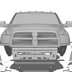 2010-2018 Dodge Ram CNC-DXF Front Bumper File Kit 2500-3500 - Etsy