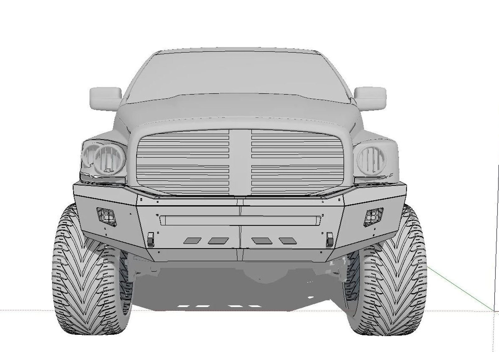 2006-2009 Dodge Ram CNC-DXF Front Bumper File Kit 2500-3500 - Etsy