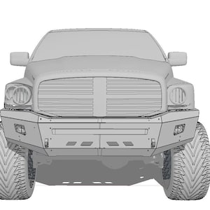 2006-2009 Dodge Ram CNC-DXF Front Bumper File Kit 2500-3500 - Etsy