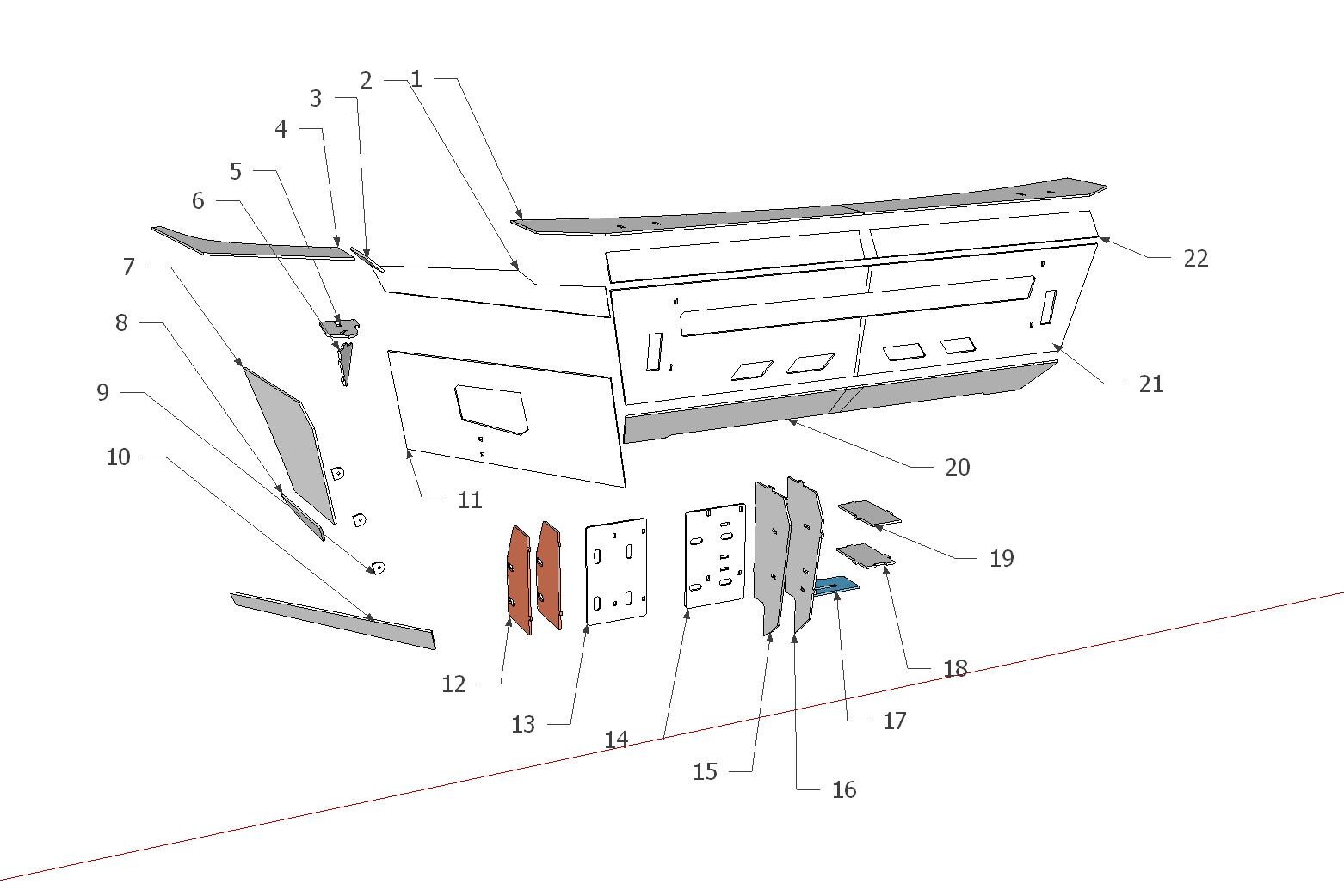 2010-2018 Dodge Ram CNC-DXF Front Bumper File Kit 2500-3500 - Etsy
