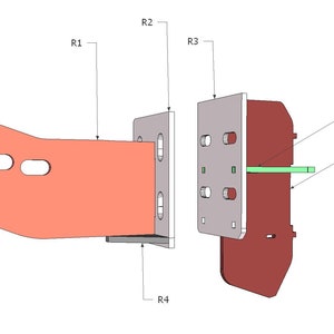1994-2001 Dodge Ram CNC-DXF Rear Bumper File Kit 1500/2500/3500 - Etsy