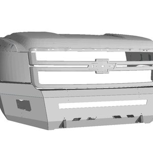 2011-2014 Chevy CNC-DXF Front Bumper File 2500-3500 - Etsy