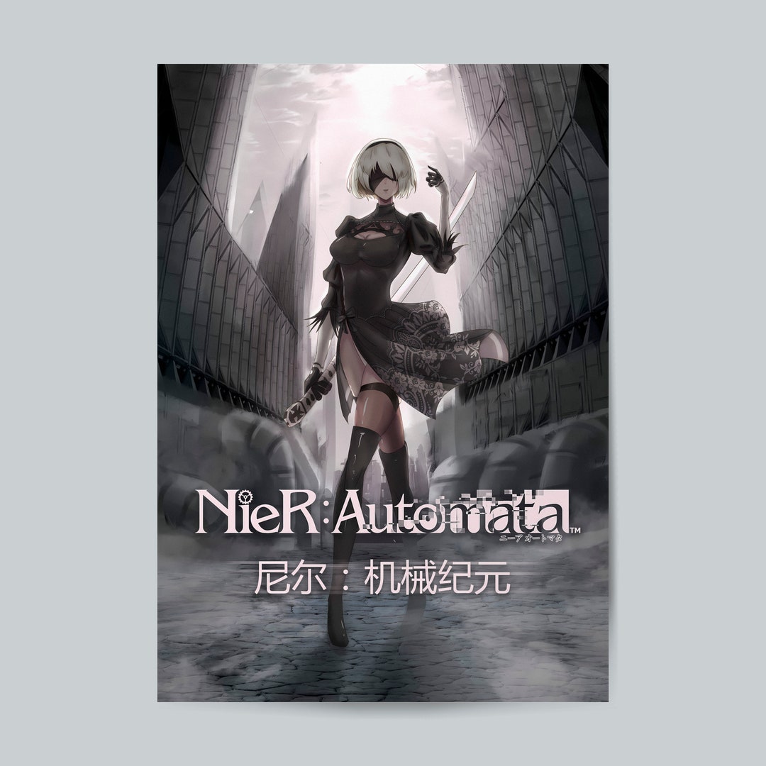 Nier : Automata | Cover Art | Gaming Poster | HD Color | Game Poster ...