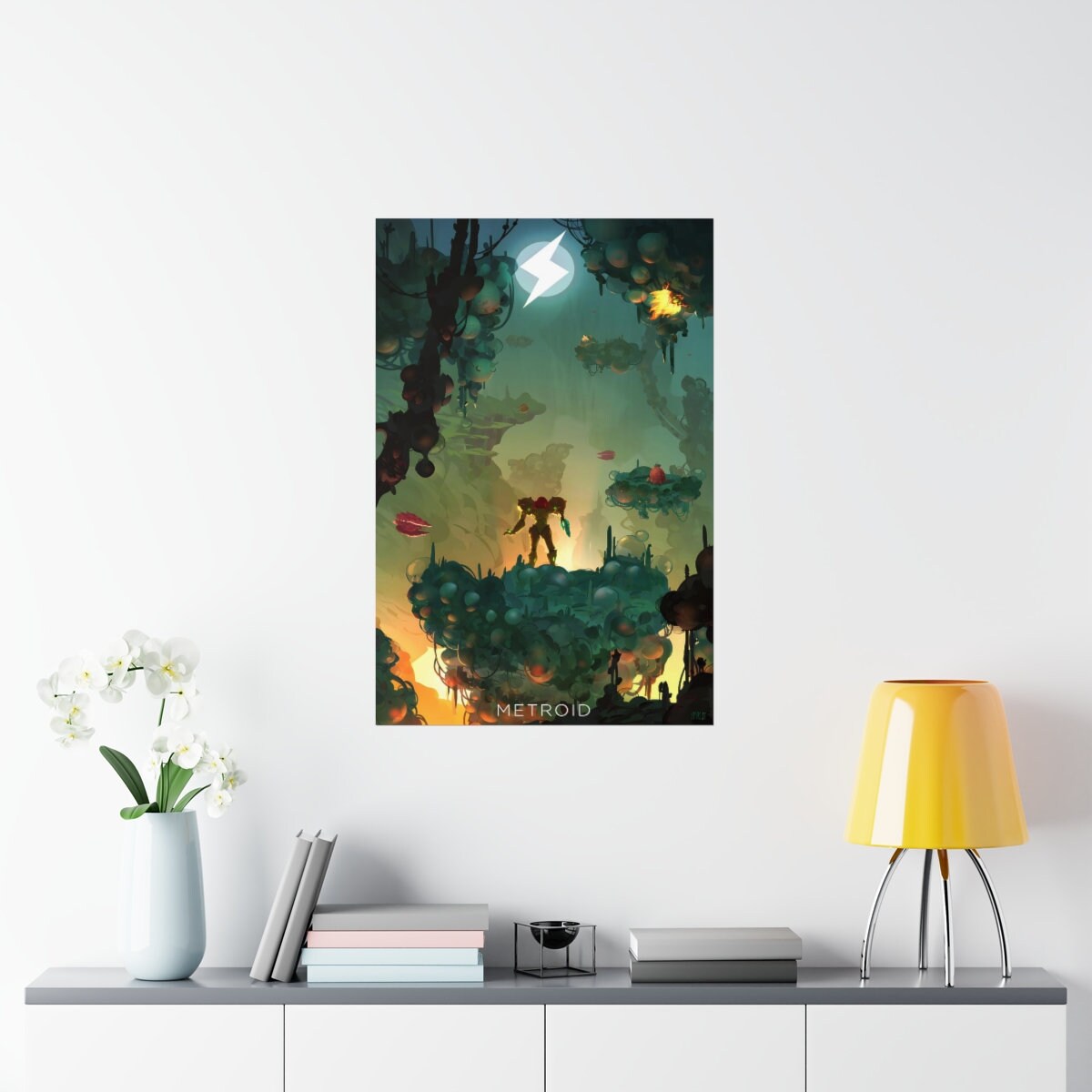 Metroid Gaming Poster HD Color Game Poster Wall Poster - Etsy