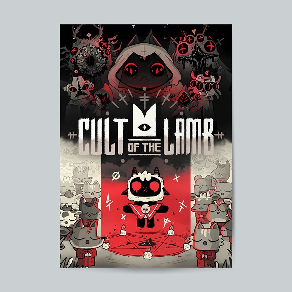 Cult of the Lamb Poster - Etsy