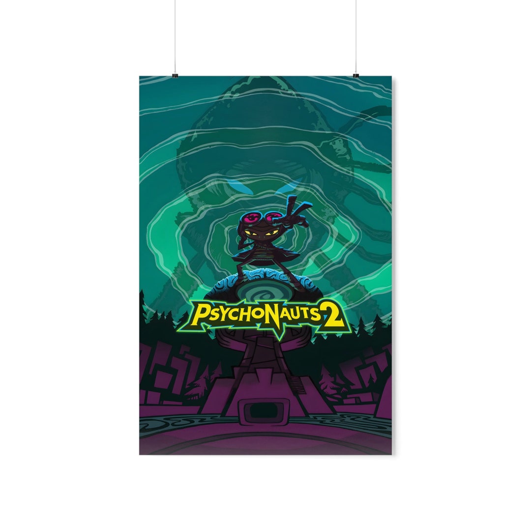 Psychonauts 2 | Gaming Poster | HD Color | Game Poster | Wall Poster ...