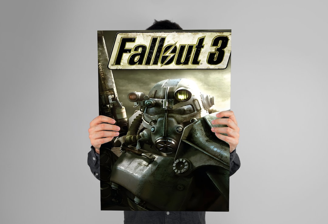 Fallout 3 Gaming Poster HD Color Game Poster Wall Poster Printed Poster ...