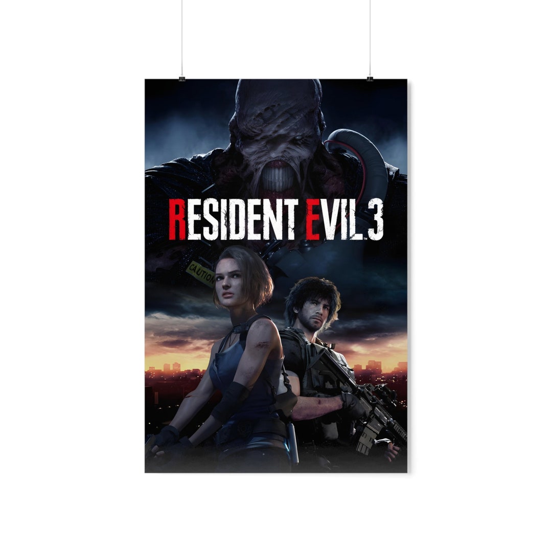 Resident Evil 3 (remake) | Gaming Poster | HD Color | Game Poster ...