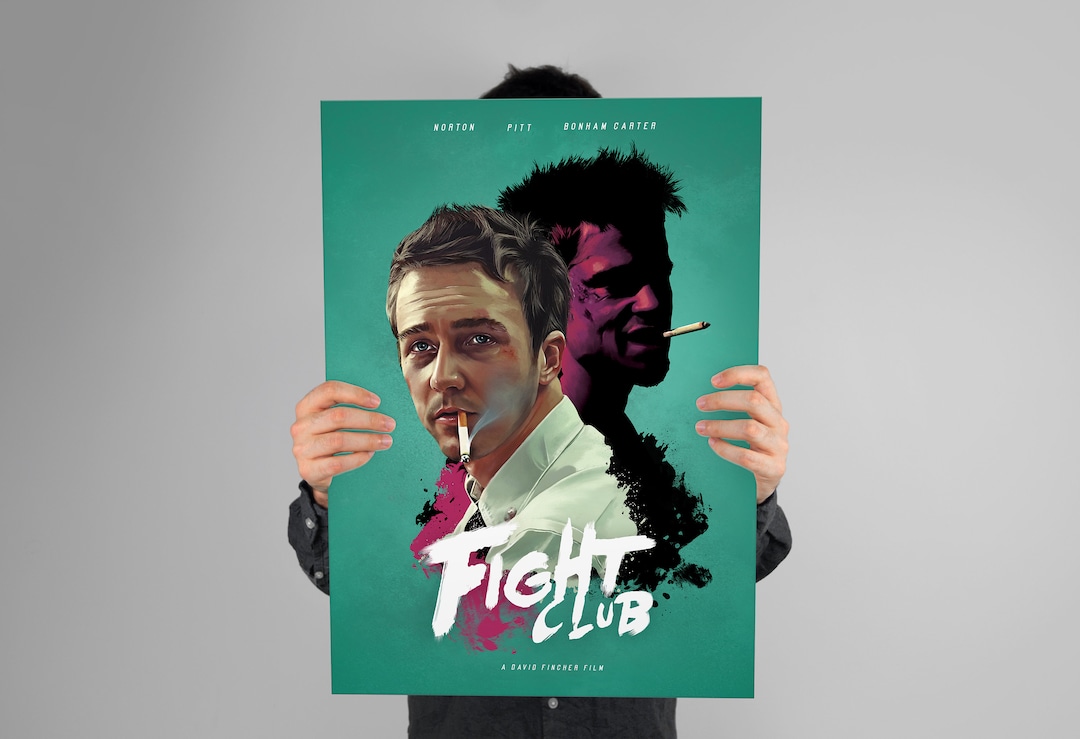 Fight Club Poster | Movie Poster | HD Color | Film Poster | Wall Poster ...