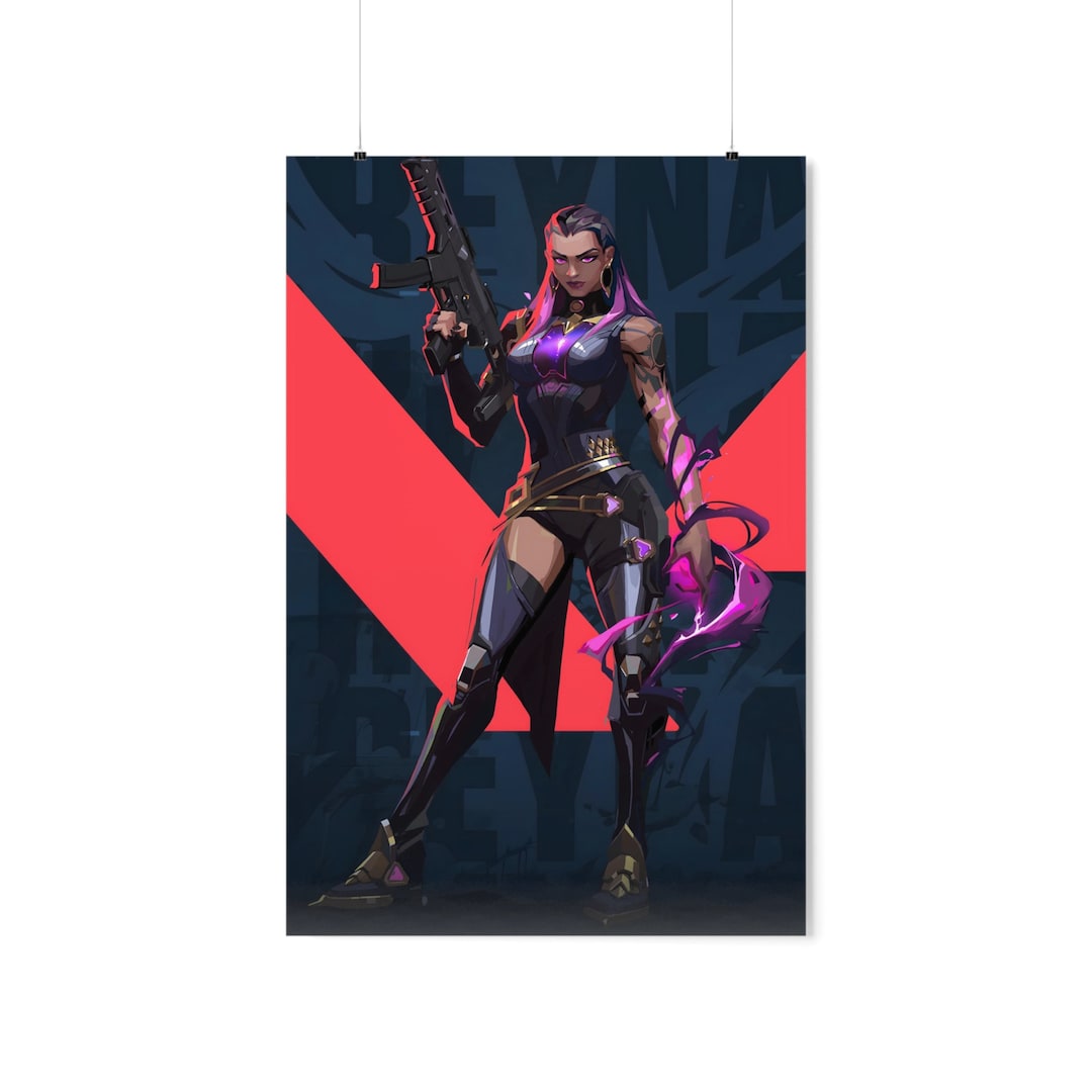 Reyna Poster | Valorant Poster | Gaming Poster | 3 Colors 1 Price ...