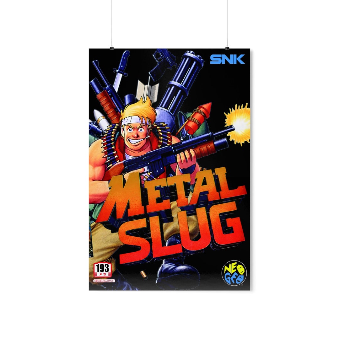 Metal Slug | Gaming Poster | HD Color | Game Poster | Wall Poster ...