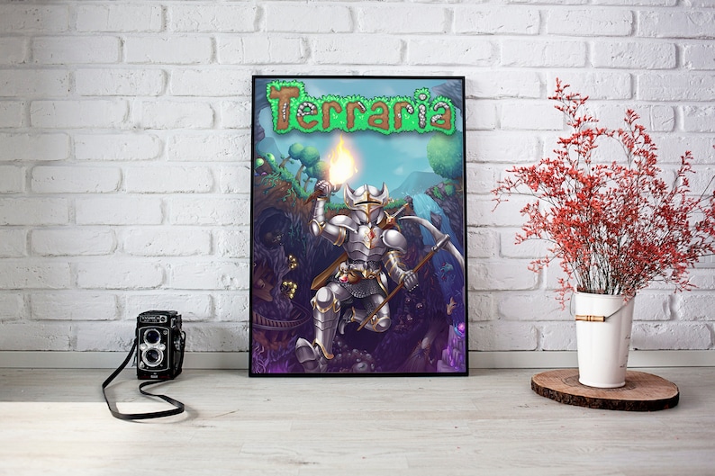 Terraria Cover Art Game Poster Gaming Poster HD Color - Etsy