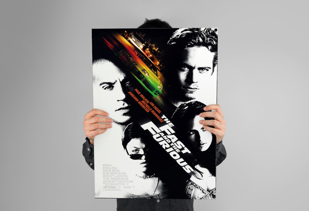 Fast and Furious Poster | Movie Poster | HD Color | Film Poster | Wall ...