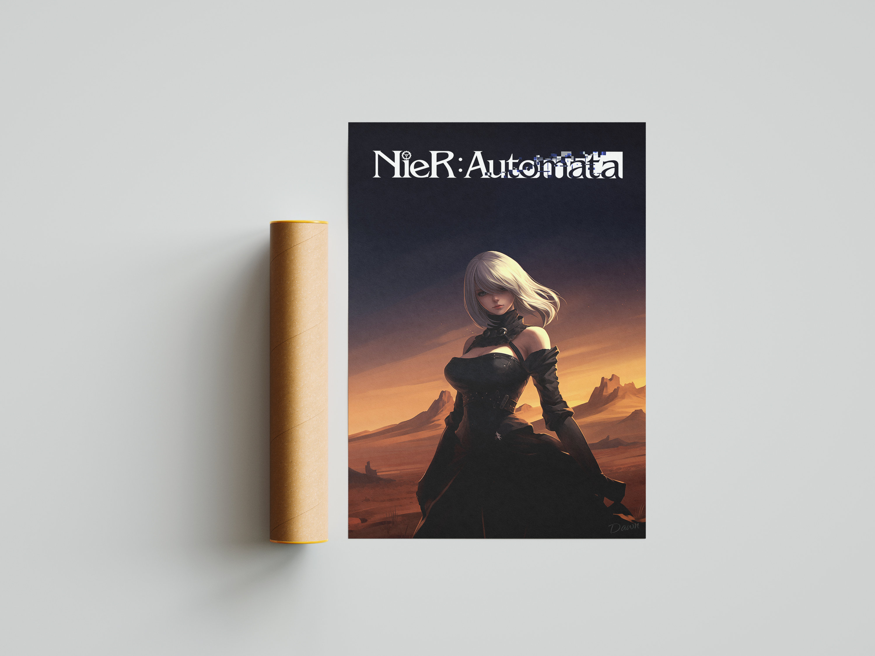Nier : Automata Cover Art Gaming Poster HD Color Game - Etsy