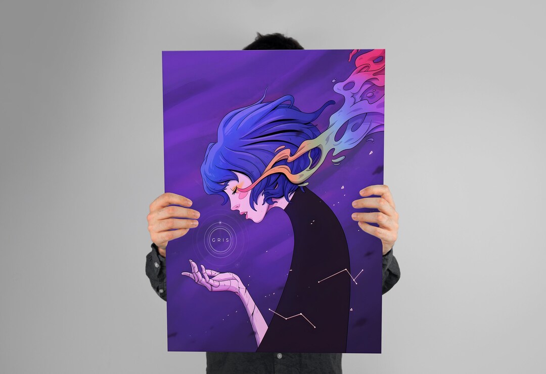 GRIS | Indie Game Poster | Gaming Poster | HD Color | Game Poster ...