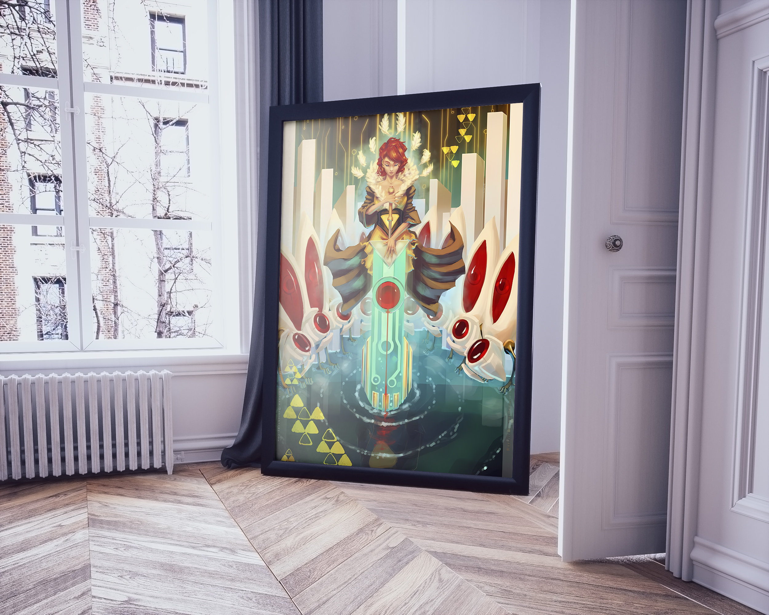 Transistor Fan-art Indie Game Poster Gaming Poster HD - Etsy