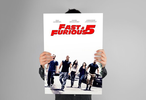 Fast and Furious 5 Poster Movie Poster HD Color Film - Etsy