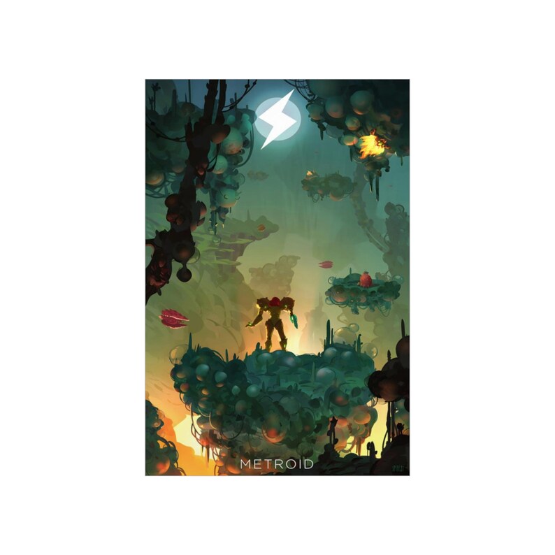 Metroid Gaming Poster HD Color Game Poster Wall Poster - Etsy