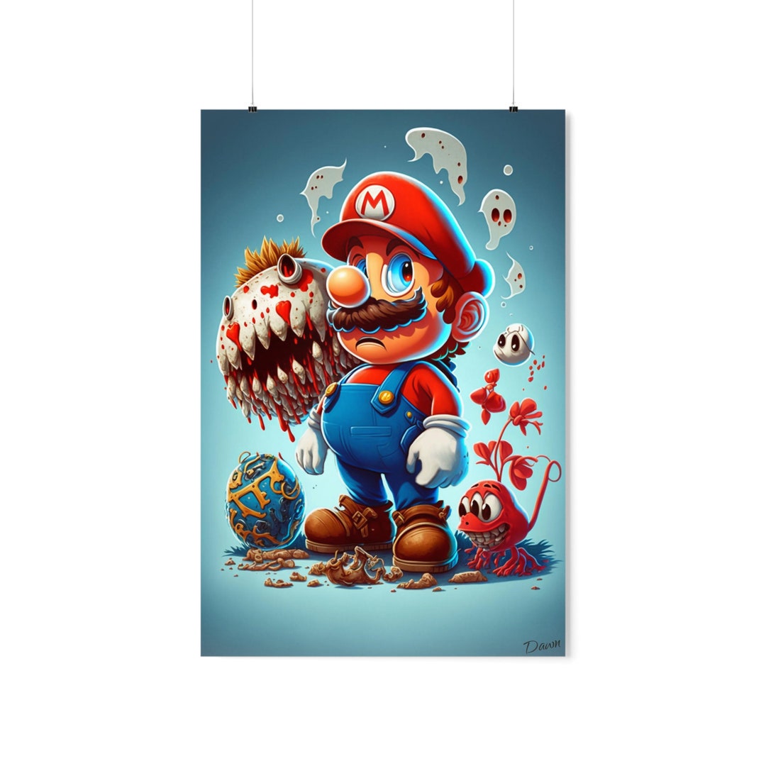 Super Mario | Gaming Posters | Gaming Poster | HD Color | Game Poster ...