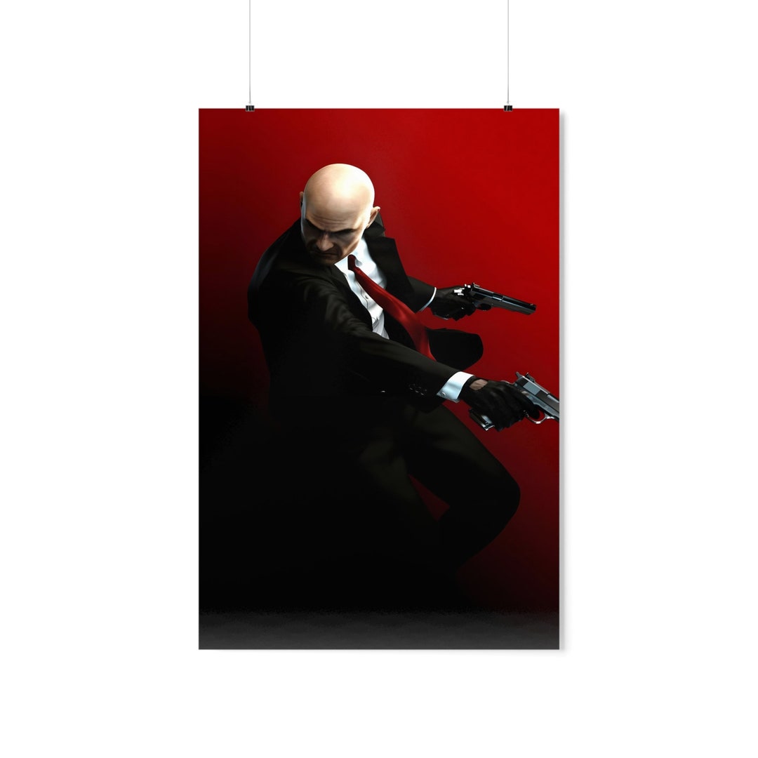 Hitman | Gaming Poster | HD Color | Game Poster | Wall Poster | Printed ...